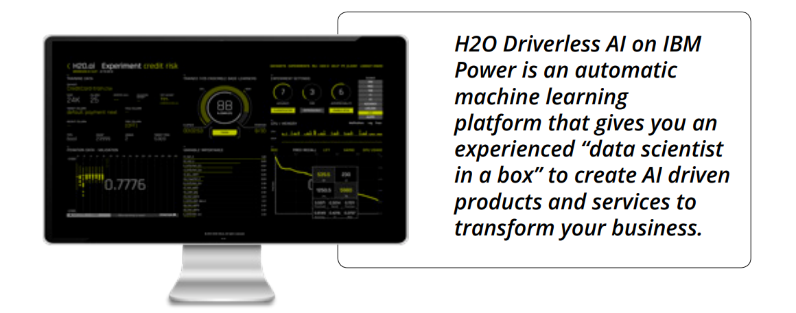 H2O Driverless AI with IBM Power | H2O.ai